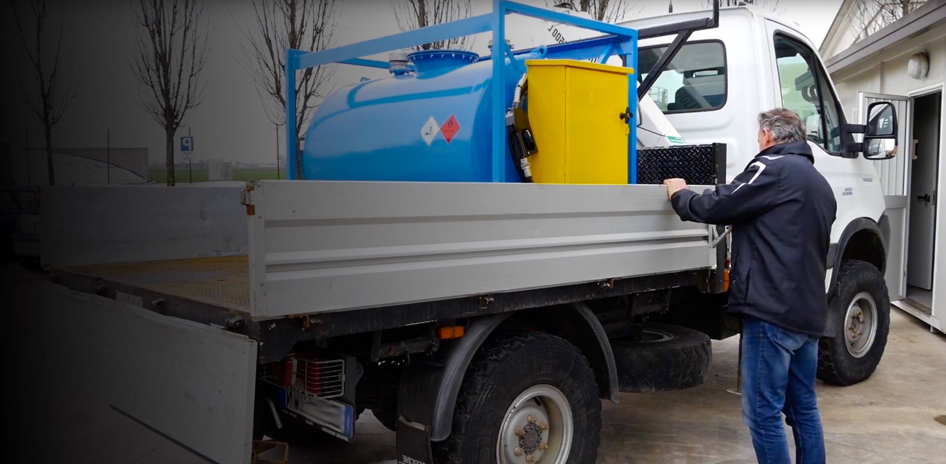 Mobile Tankanlagen für Diesel, Tankstation